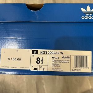 adidas | Shoes | Adidas Fv438 Womans White Gold Periwinkle Night Jogger ...